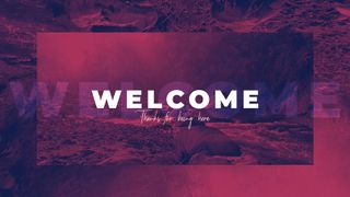 Media - Purple Nature Welcome Slide | CreationSwap