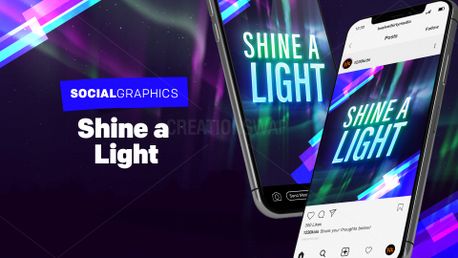 Media - Shine A Light: Social Graphics | CreationSwap