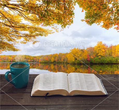 Media - Bible and lake | CreationSwap