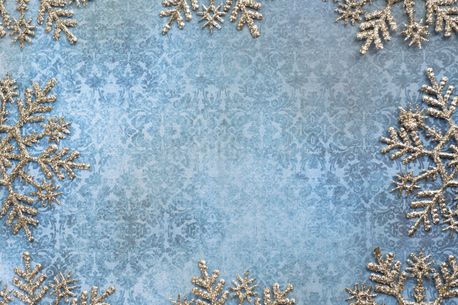 Media - Gold Snowflake Border | CreationSwap