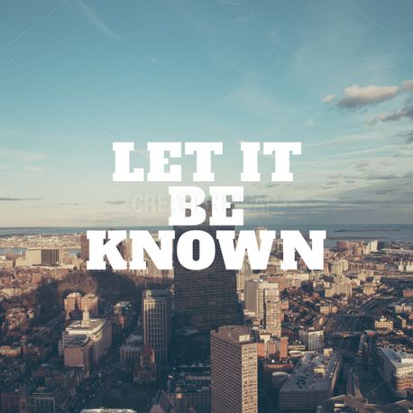 Media - Let it be known | CreationSwap