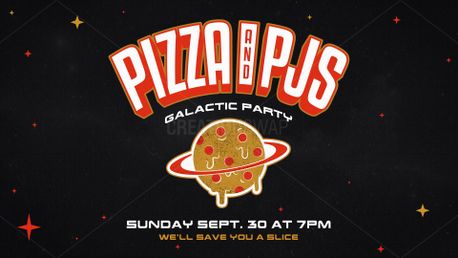 Media - Pizza & PJs Party Slide | CreationSwap